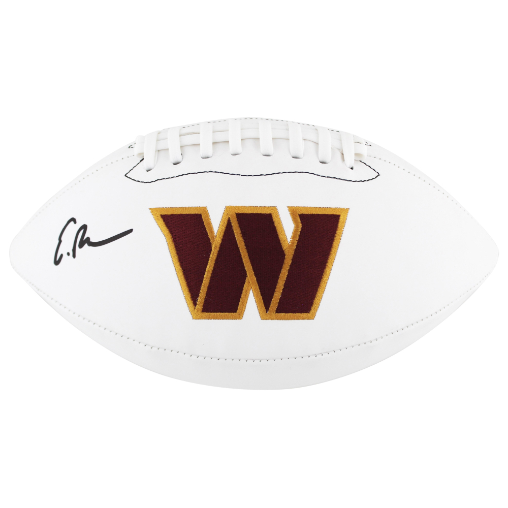 Emmanuel Forbes Signed Commanders Logo Football (Beckett) | Pristine ...