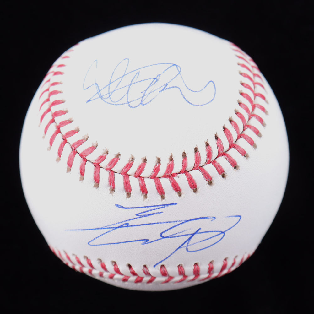 Shohei Ohtani & Ichiro Suzuki Dual-Signed OML Baseball with Bold Ohtani ...