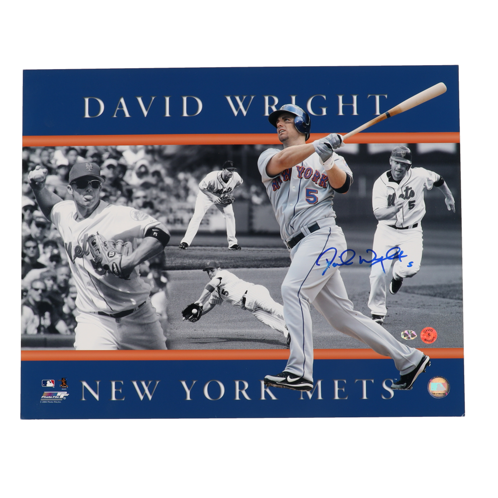David Wright Signed Mets 16x20 Photo (LRM & Wright) | Pristine Auction