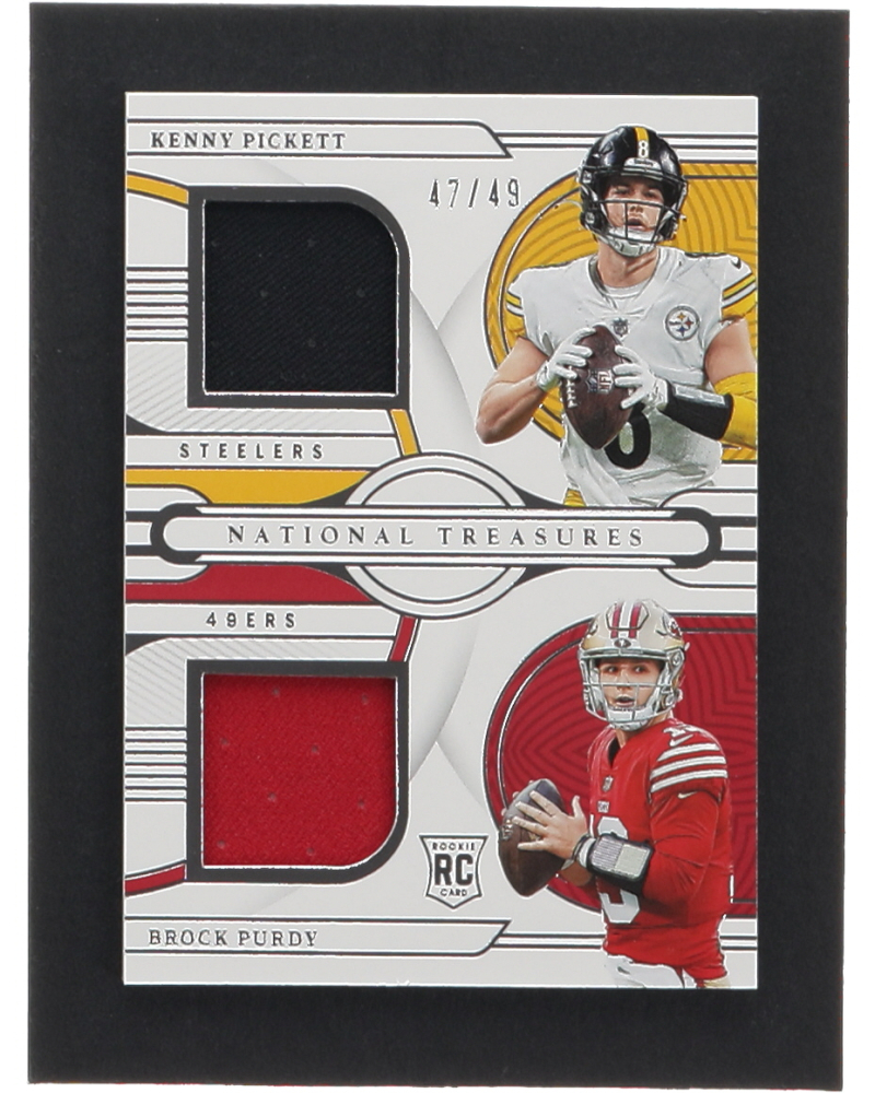 Kenny Pickett / Brock Purdy 2022 Panini National Treasures Rookie NFL ...