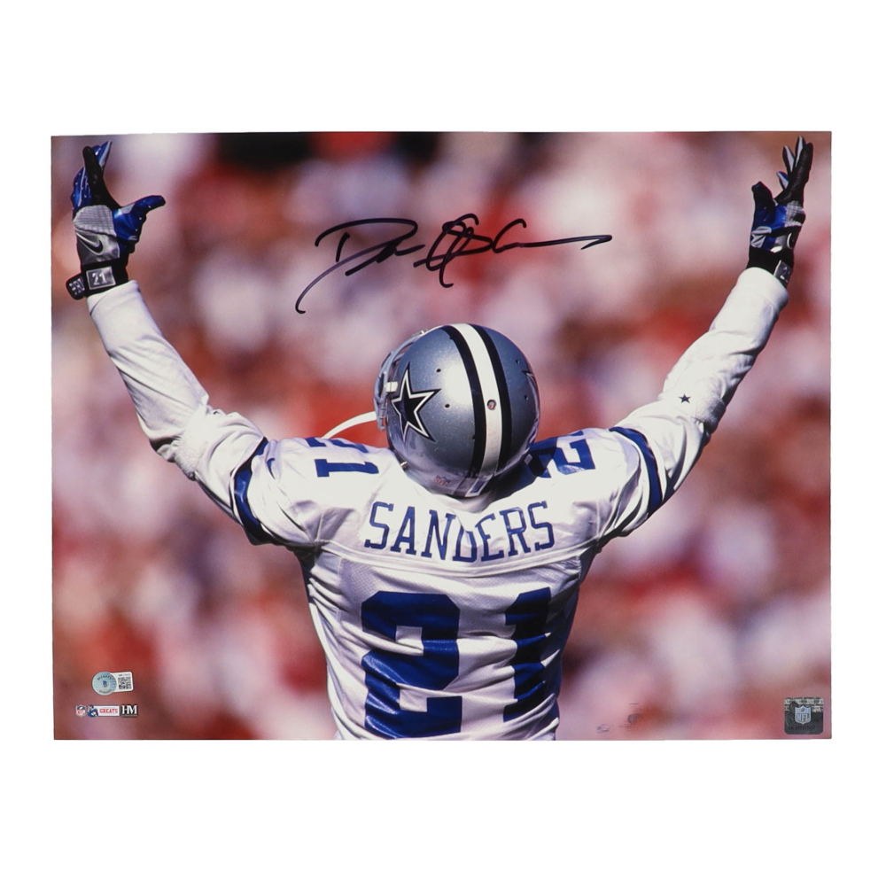 Deion Sanders Signed Cowboys 16x20 Photo (Beckett) | Pristine Auction