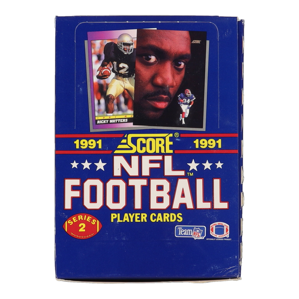 1991 Score Series 2 Football Wax Box with (36) Packs | Pristine Auction