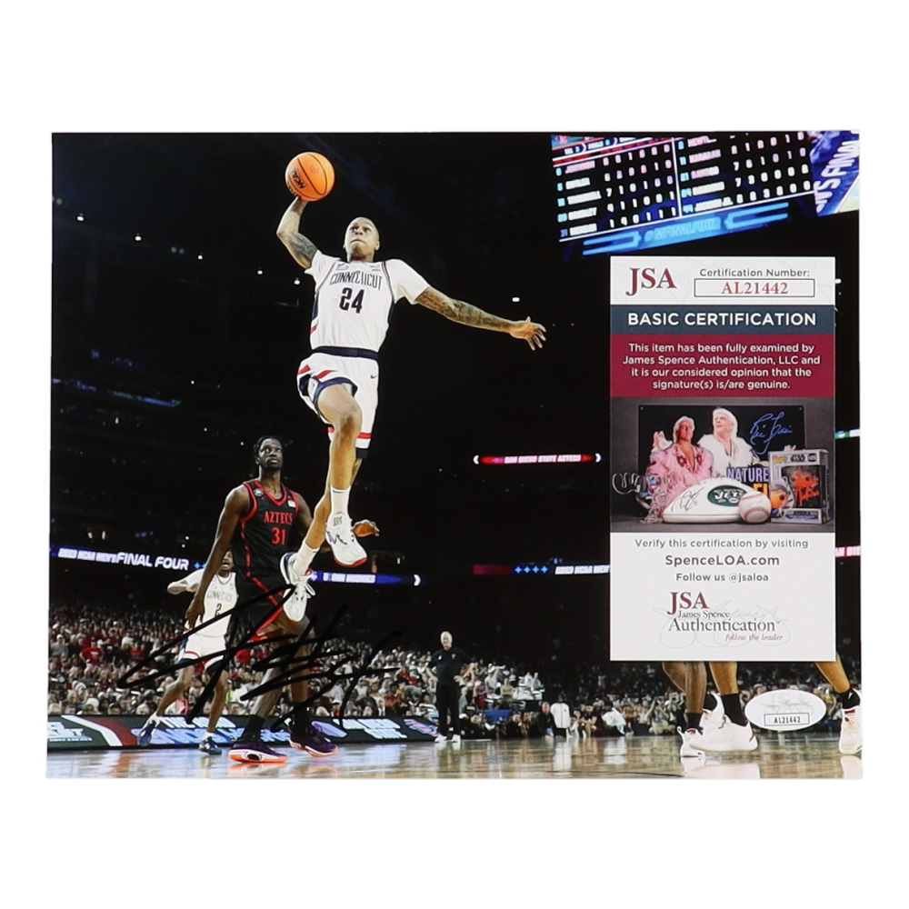 Jordan Hawkins Signed UConn Huskies 8x10 Photo (JSA) | Pristine Auction