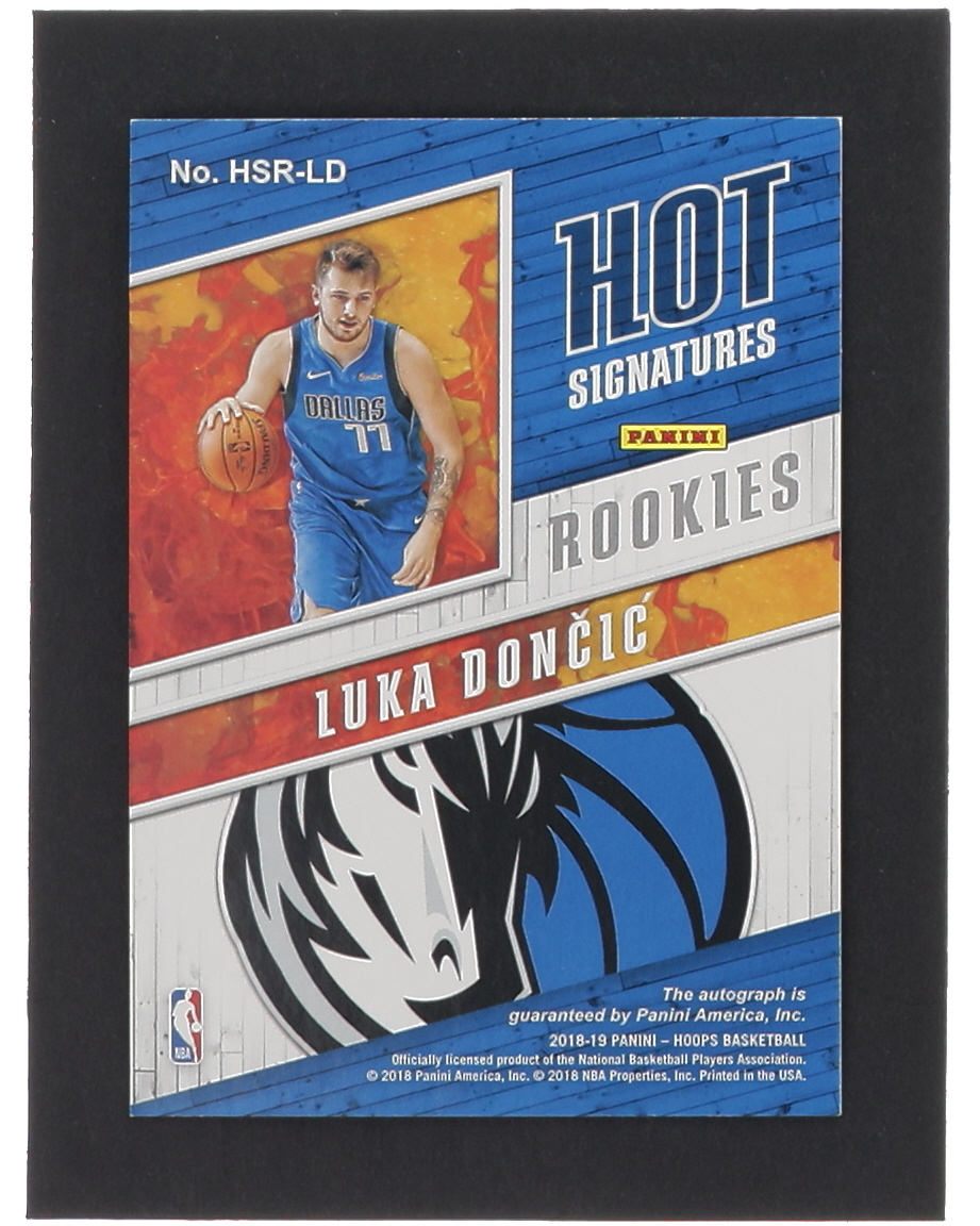 Luka Doncic 2018-19 Hoops Hot Signatures Rookies #3 RC | Pristine Auction