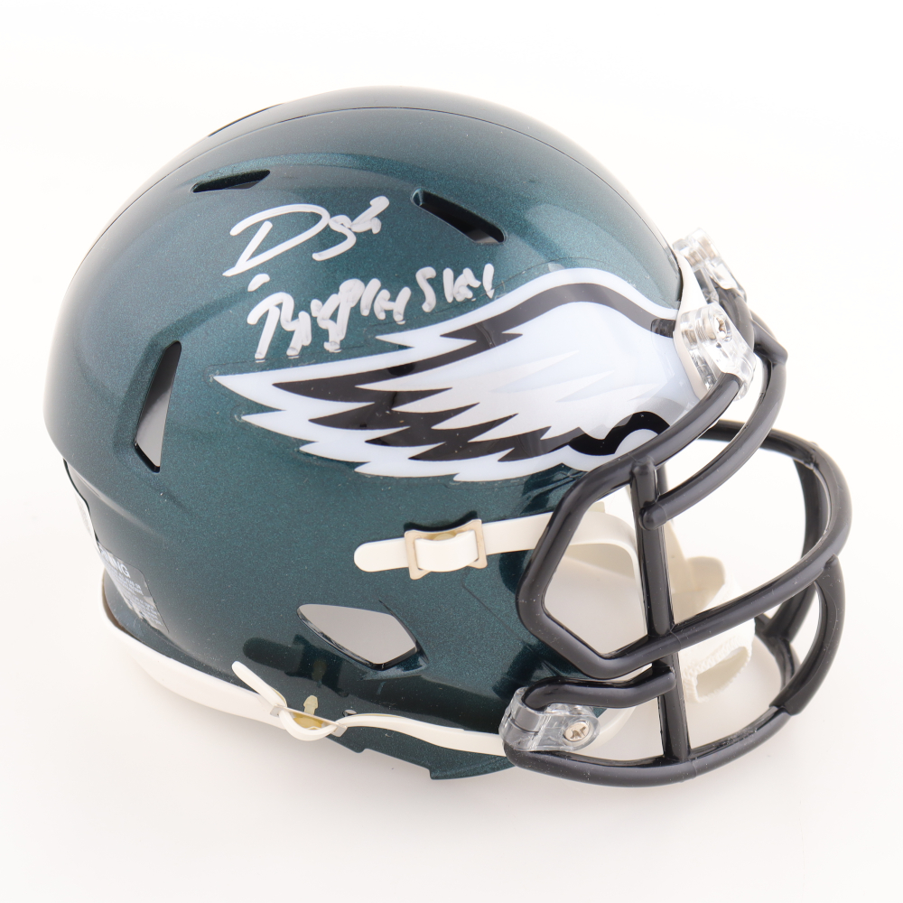Darius Slay Signed Eagles Speed Mini Helmet Inscribed "Big Play Slay ...