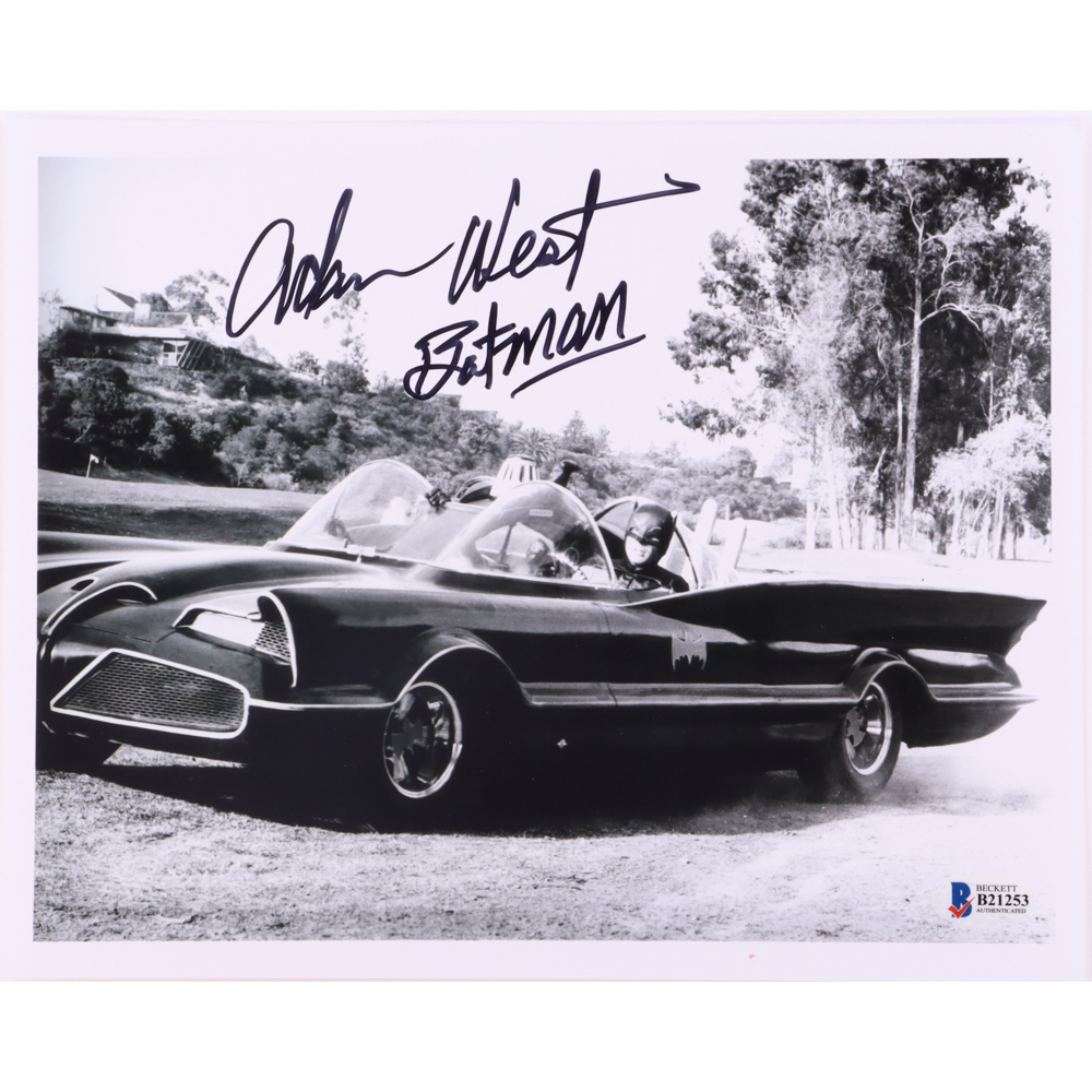 Adam West Signed "Batman" 8x10 Photo Inscribed "Batman" (Beckett ...