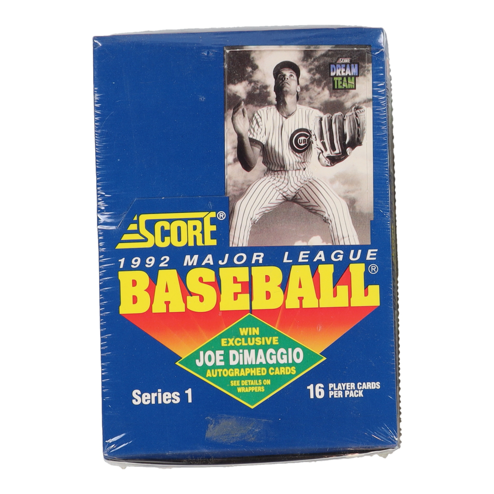 1992 Score Series 1 Baseball Wax Box With (36) Packs | Pristine Auction