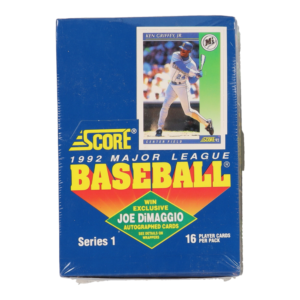 1992 Score Series 1 Baseball Wax Box with (36) Packs | Pristine Auction