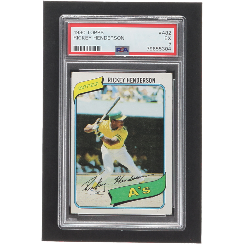 Rickey Henderson 1980 Topps #482 RC (PSA 5) | Pristine Auction