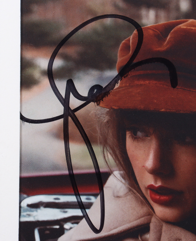 Taylor Swift Signed "Red: Taylor's Version" Custom Framed CD Display ...