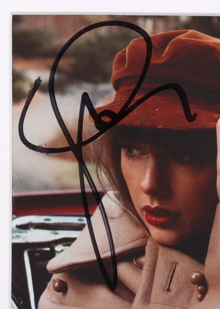 Taylor Swift Signed "Red: Taylor's Version" Custom Framed CD Display ...
