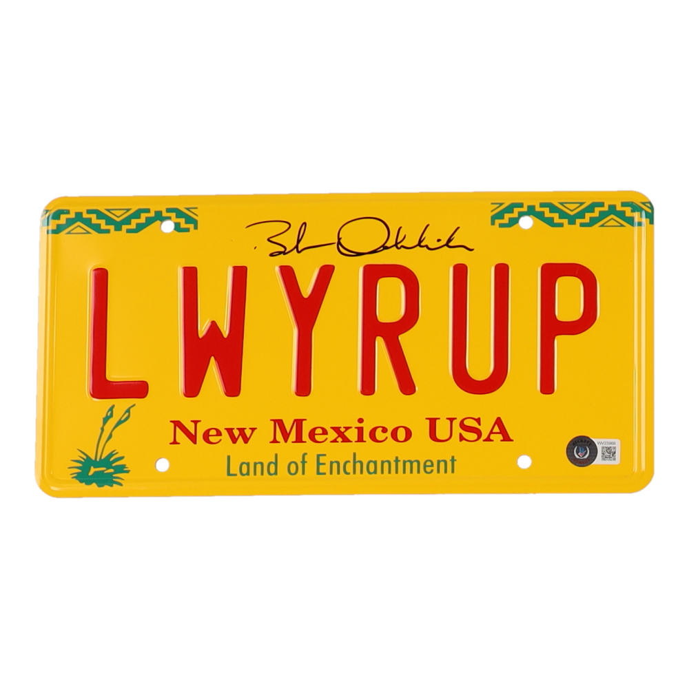 Bob Odenkirk Signed "Breaking Bad" Replica License Plate (Beckett ...