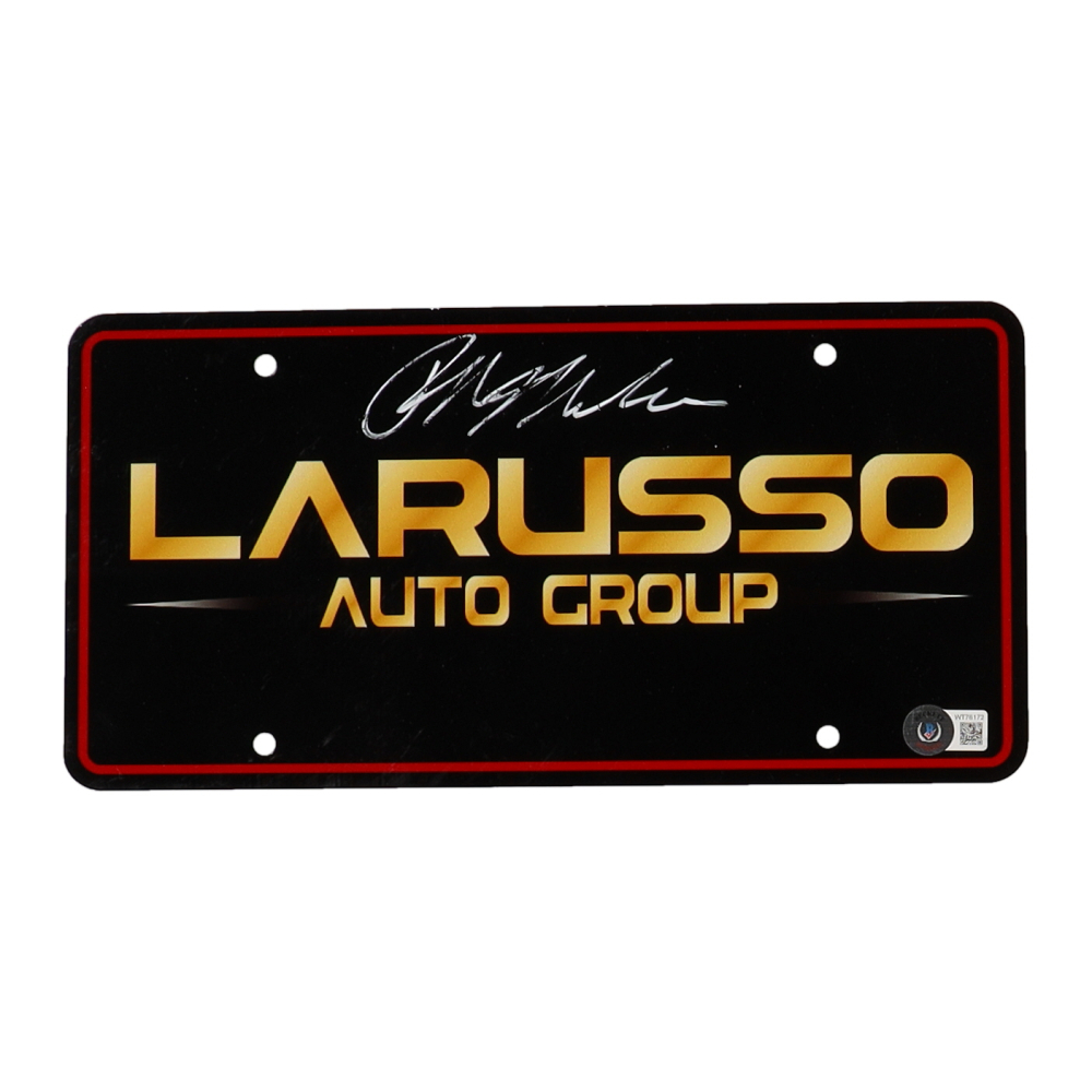 Ralph Macchio Signed Replica License Plate (Beckett) | Pristine Auction