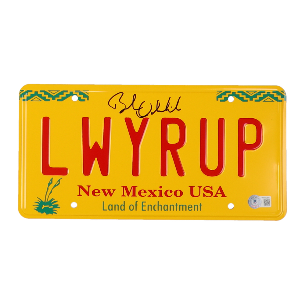 Bob Odenkirk Signed "Breaking Bad" Replica License Plate (Beckett ...