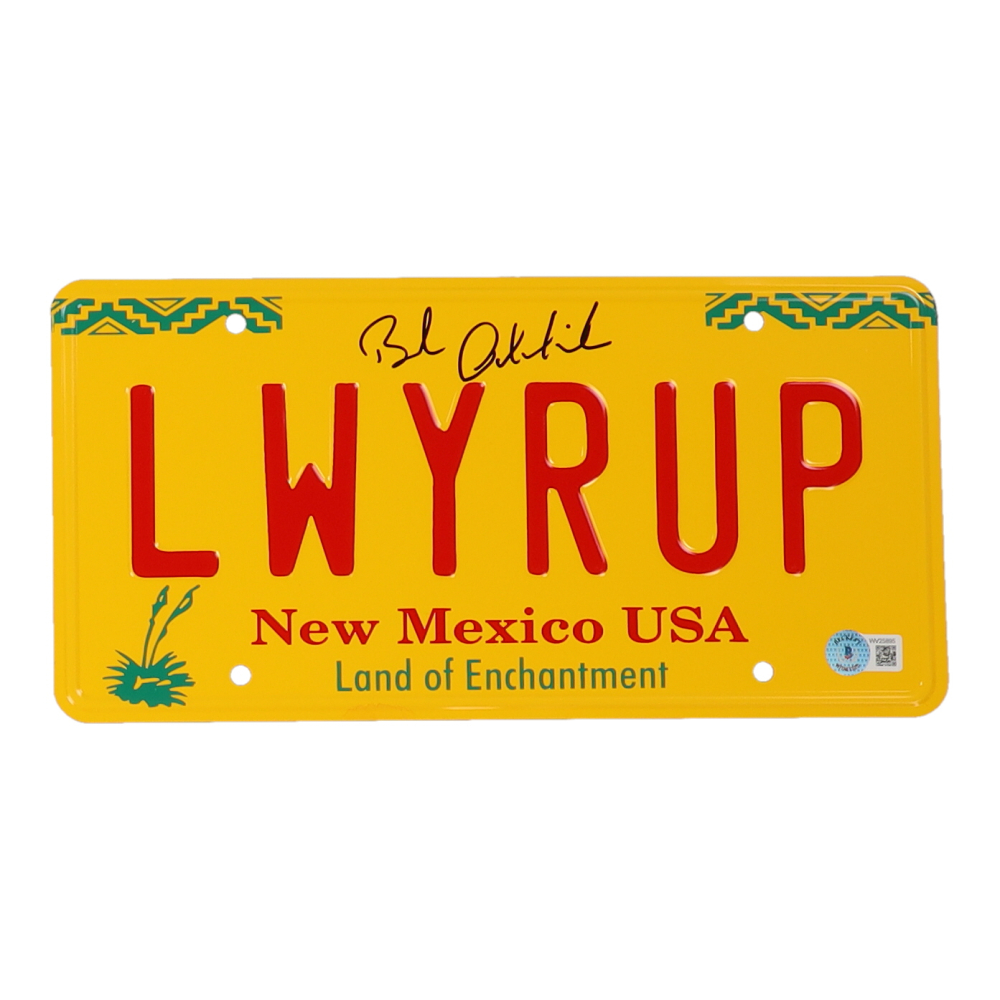 Bob Odenkirk Signed "Breaking Bad" Replica License Plate (Beckett ...
