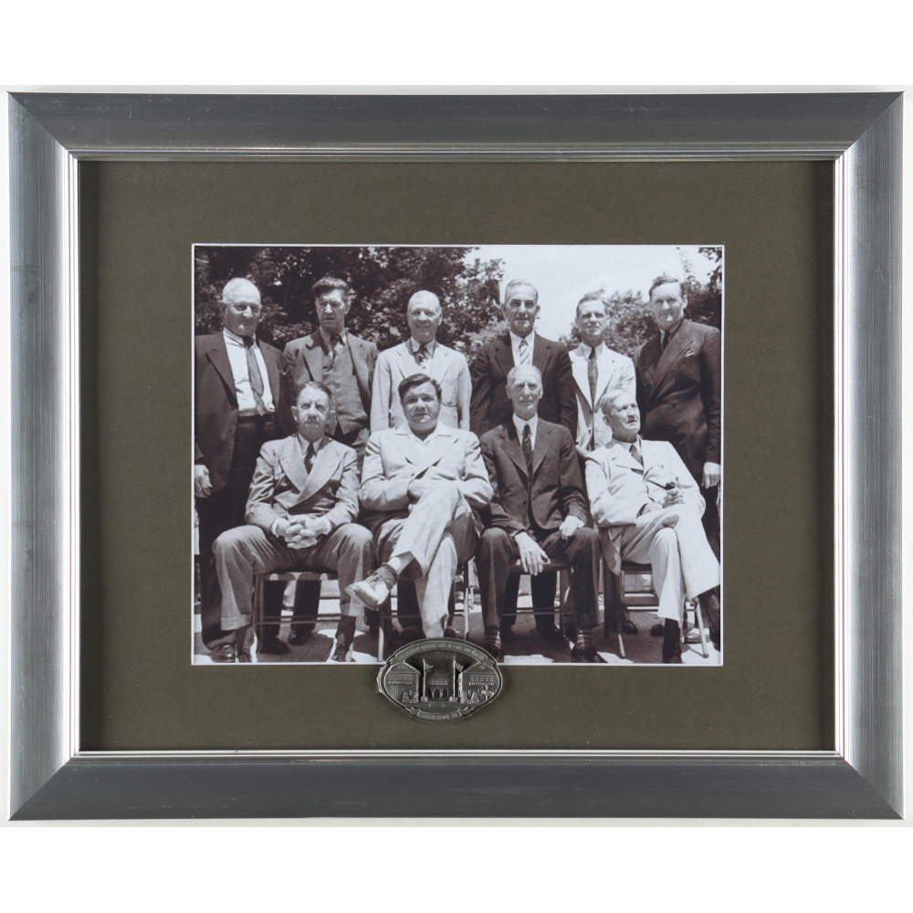 The Inaugural Hall Of Fame Class Custom Framed Black & White Photo ...