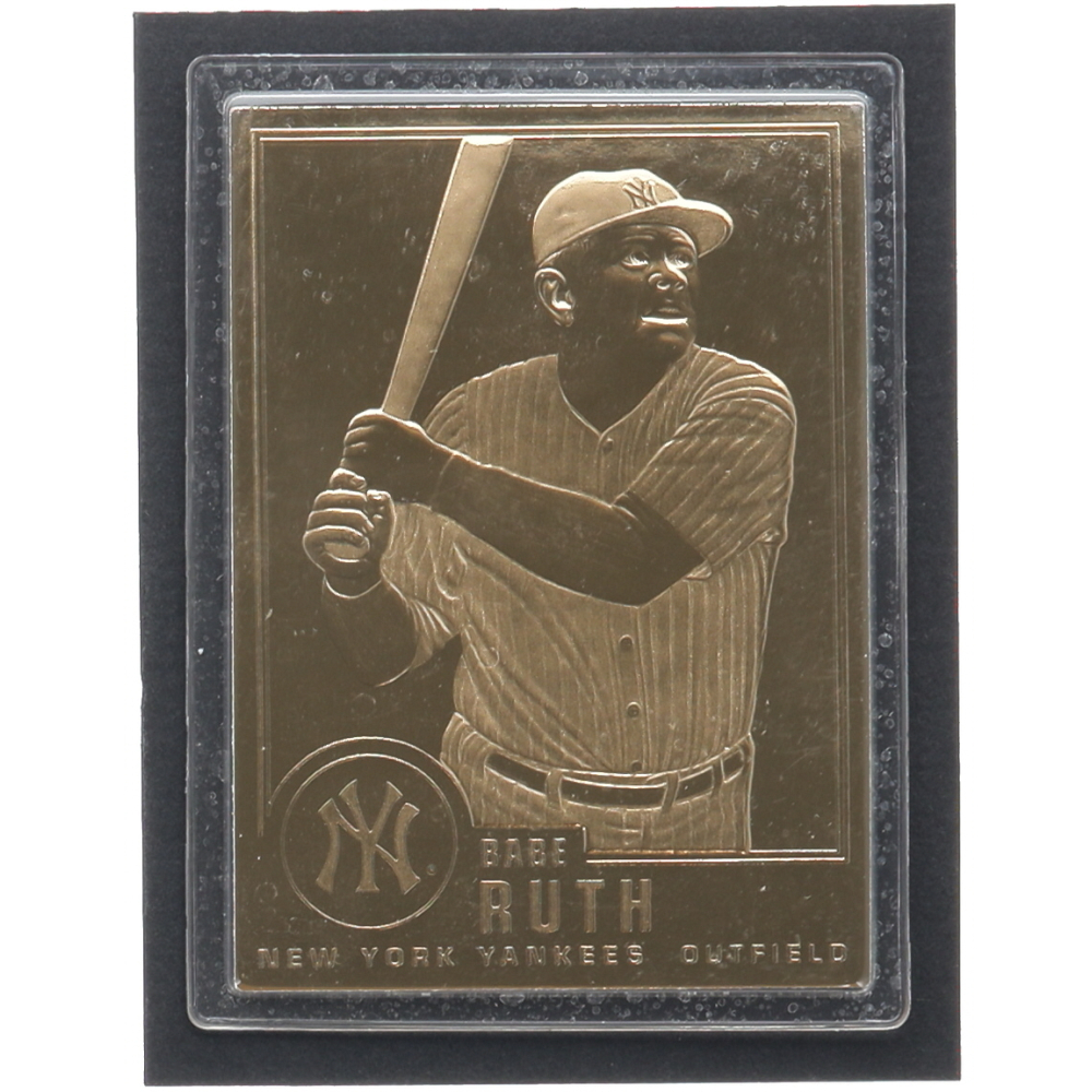 Babe Ruth 1996 Danbury Mint 22Kt Gold #30 | Pristine Auction