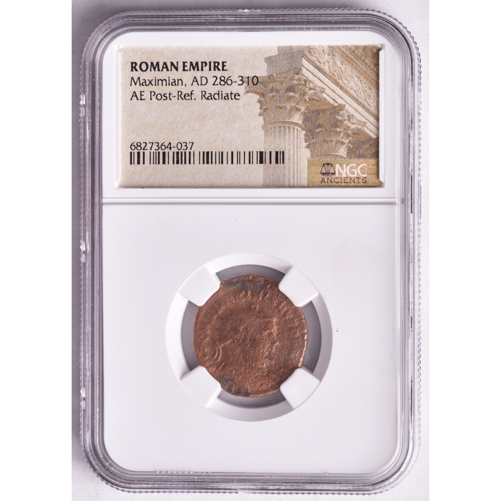 Maximian (AD 286-310) Roman Empire AE Ancient Coin, Post-Ref. Radiate ...