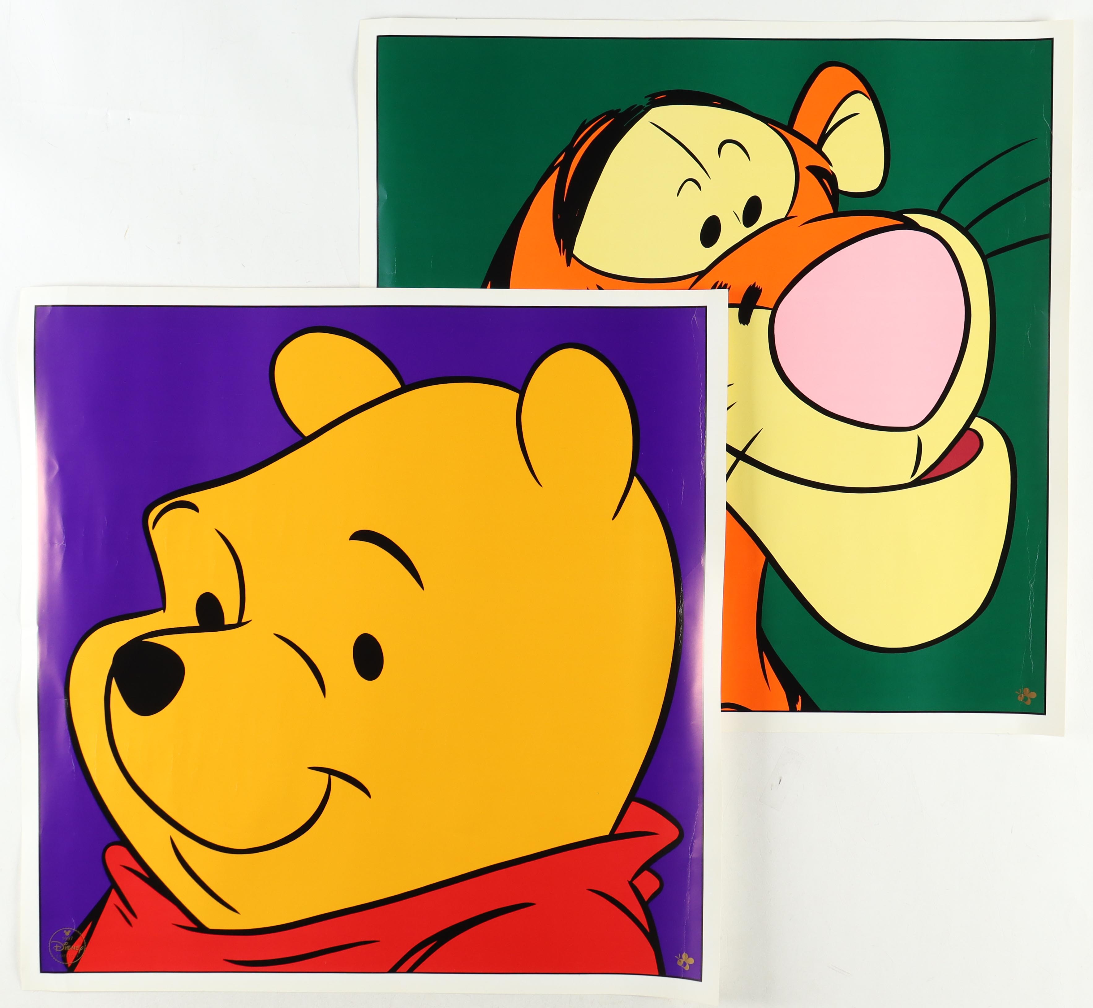 Set of (2) 1997 Disney with "Winnie the Pooh" & "Tigger" with Official ...