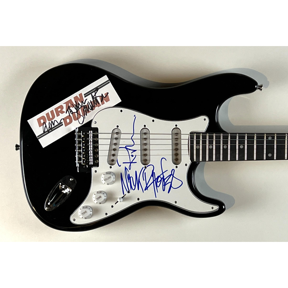 Duran Duran Signed 39" Electric Guitar Band-Signed by (4) with Nick ...