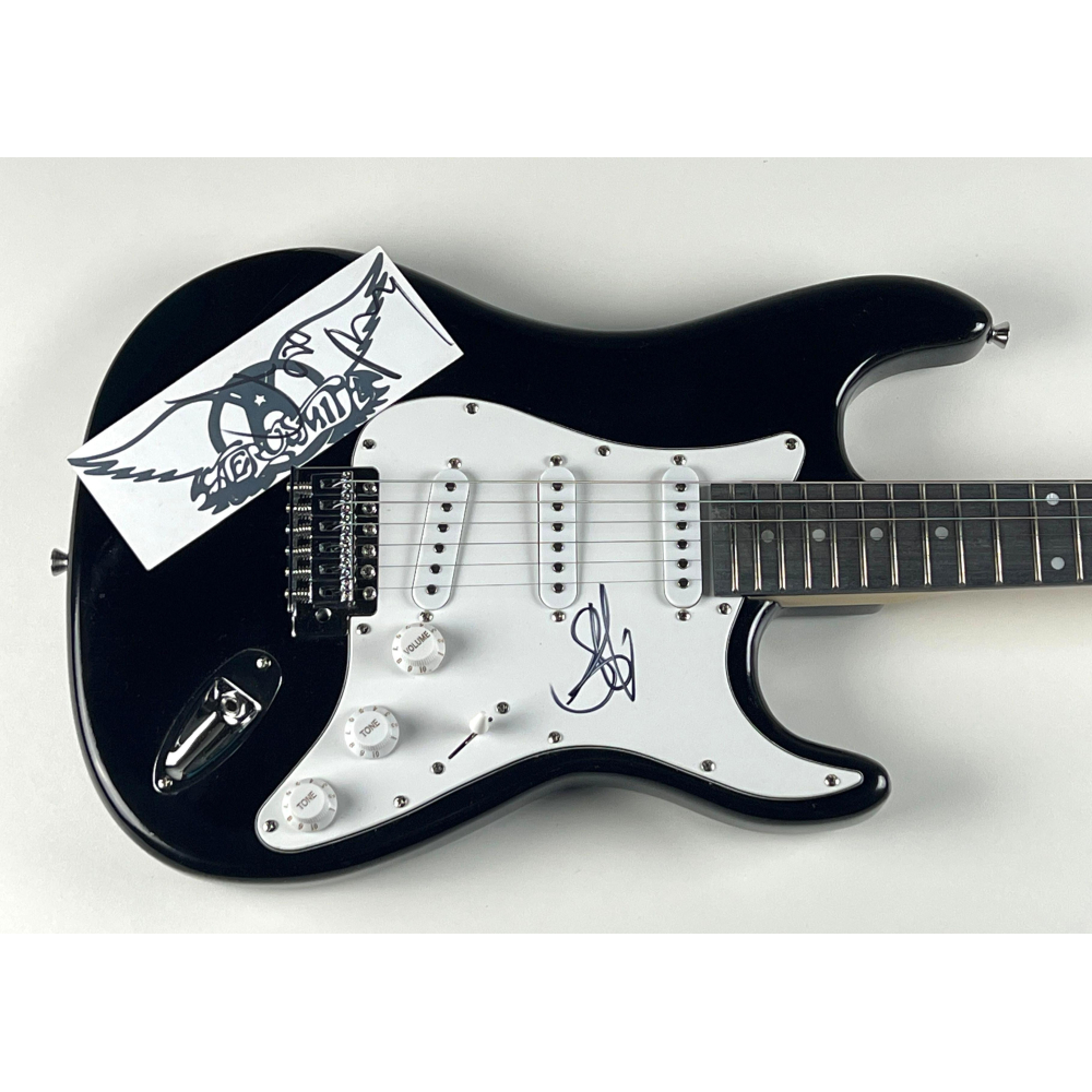 Steven Tyler & Joe Perry Signed 39" Electric Guitar (JSA) | Pristine ...