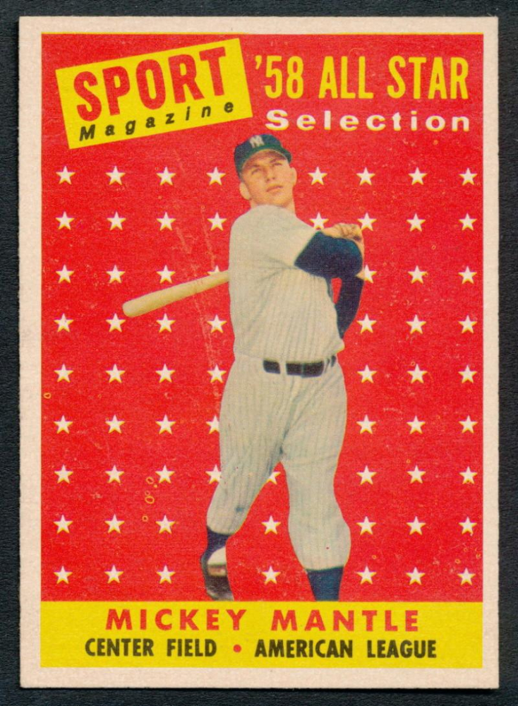 Mickey Mantle 1958 Topps #487 AS TP | Pristine Auction