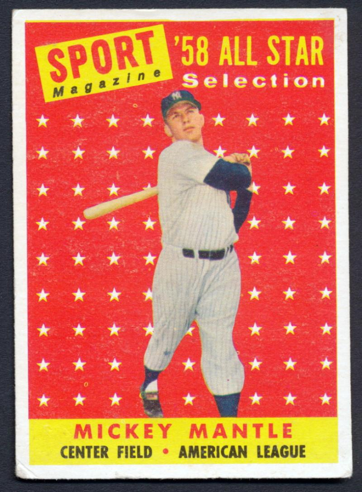 Mickey Mantle 1958 Topps #487 AS TP | Pristine Auction