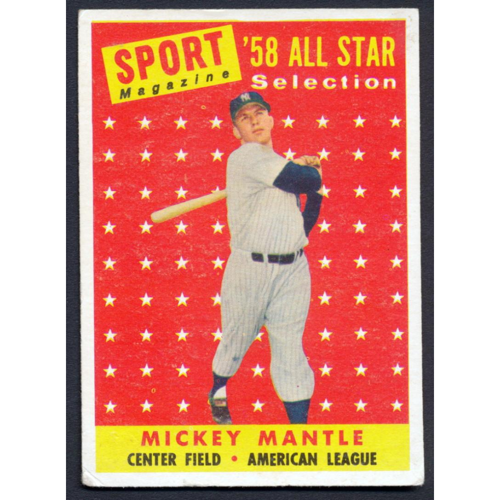Mickey Mantle 1958 Topps #487 AS TP | Pristine Auction