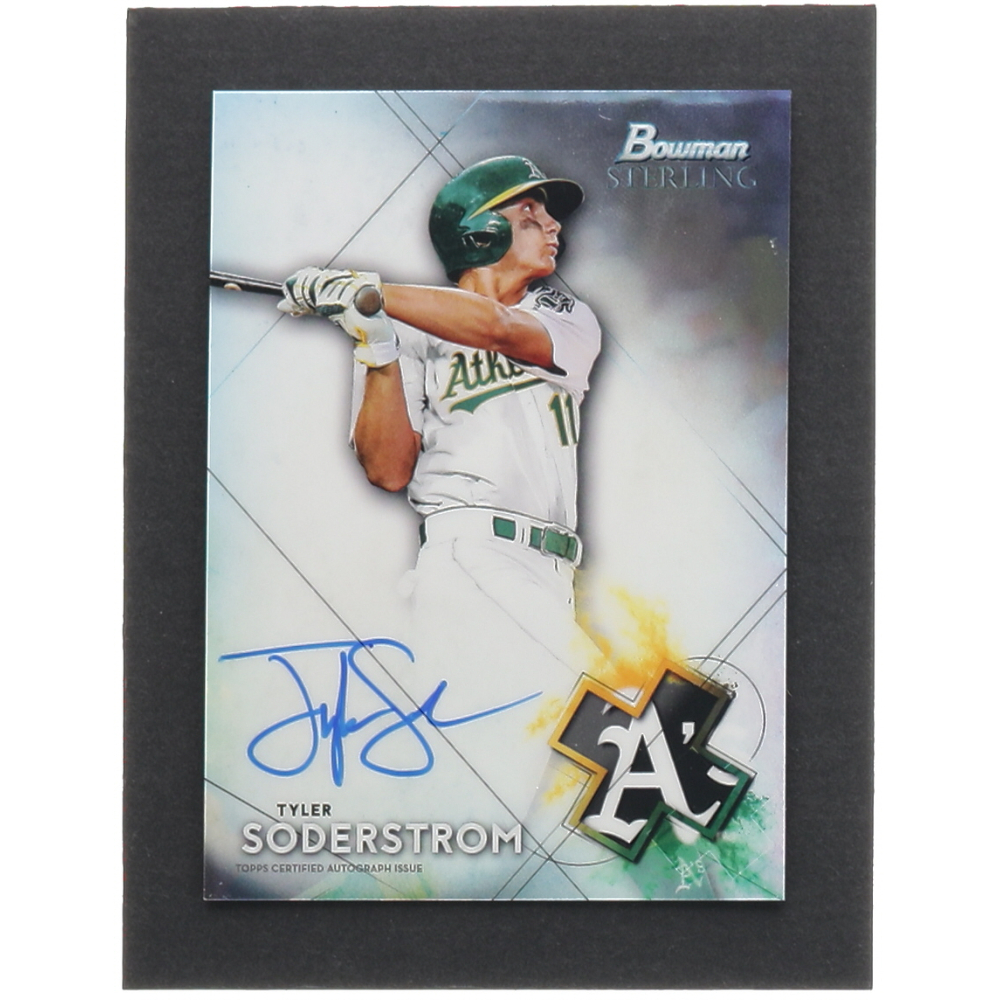 Tyler Soderstrom 2021 Bowman Sterling Prospect Autographs #BSPATS RC ...