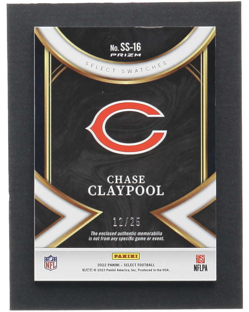 Chase Claypool 2022 Select Select Swatches Prizm Tie Dye #16 #12/25 ...