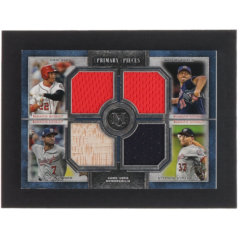 Juan Soto / Max Scherzer / Trea Turner / Stephen Strasburg 2019 Topps ...