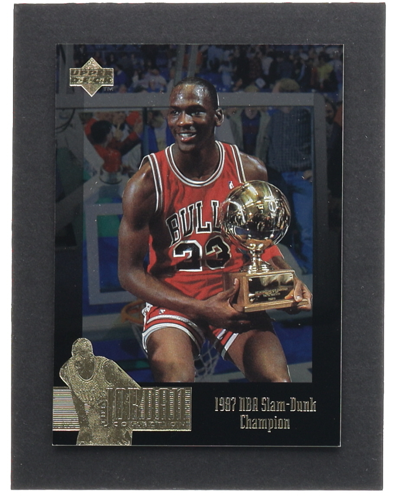 Michael Jordan 1995-96 Upper Deck Jordan Collection #JC5 / Slam Dunk ...