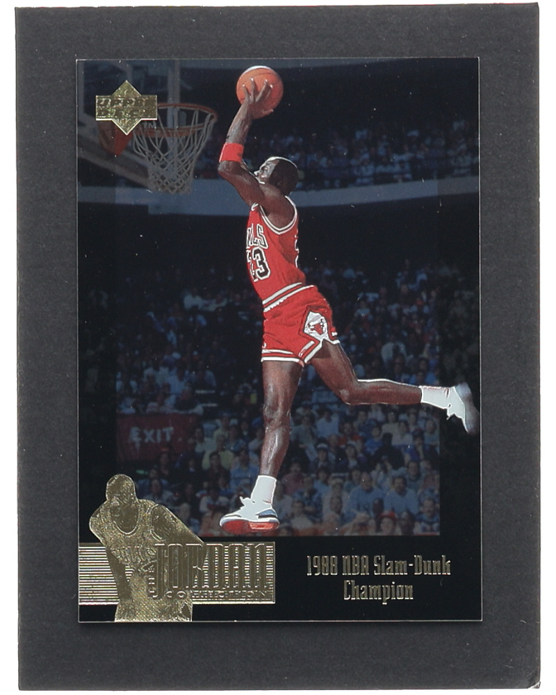 Michael Jordan 1995-96 Upper Deck Jordan Collection #JC6 / Slam Dunk ...