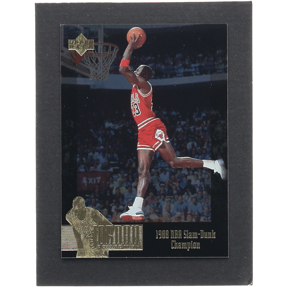 Michael Jordan 1995-96 Upper Deck Jordan Collection #JC6 / Slam Dunk ...