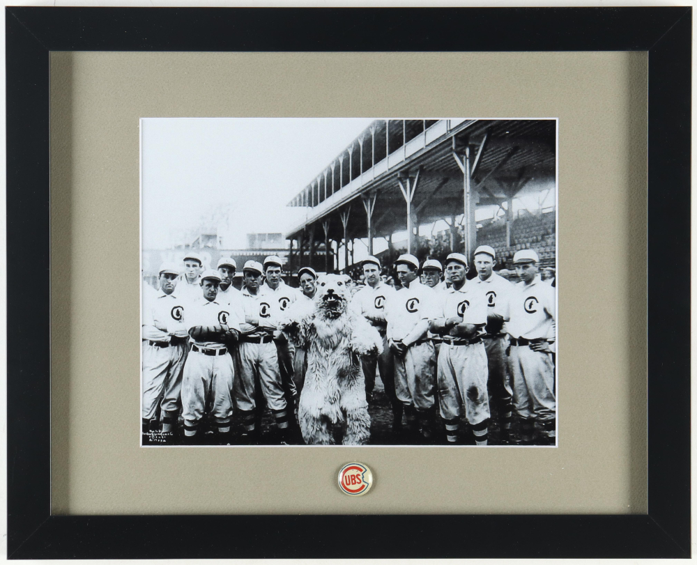 1919 Chicago Cubs "Team Photo At Wrigley Field" Custom Framed Photo ...