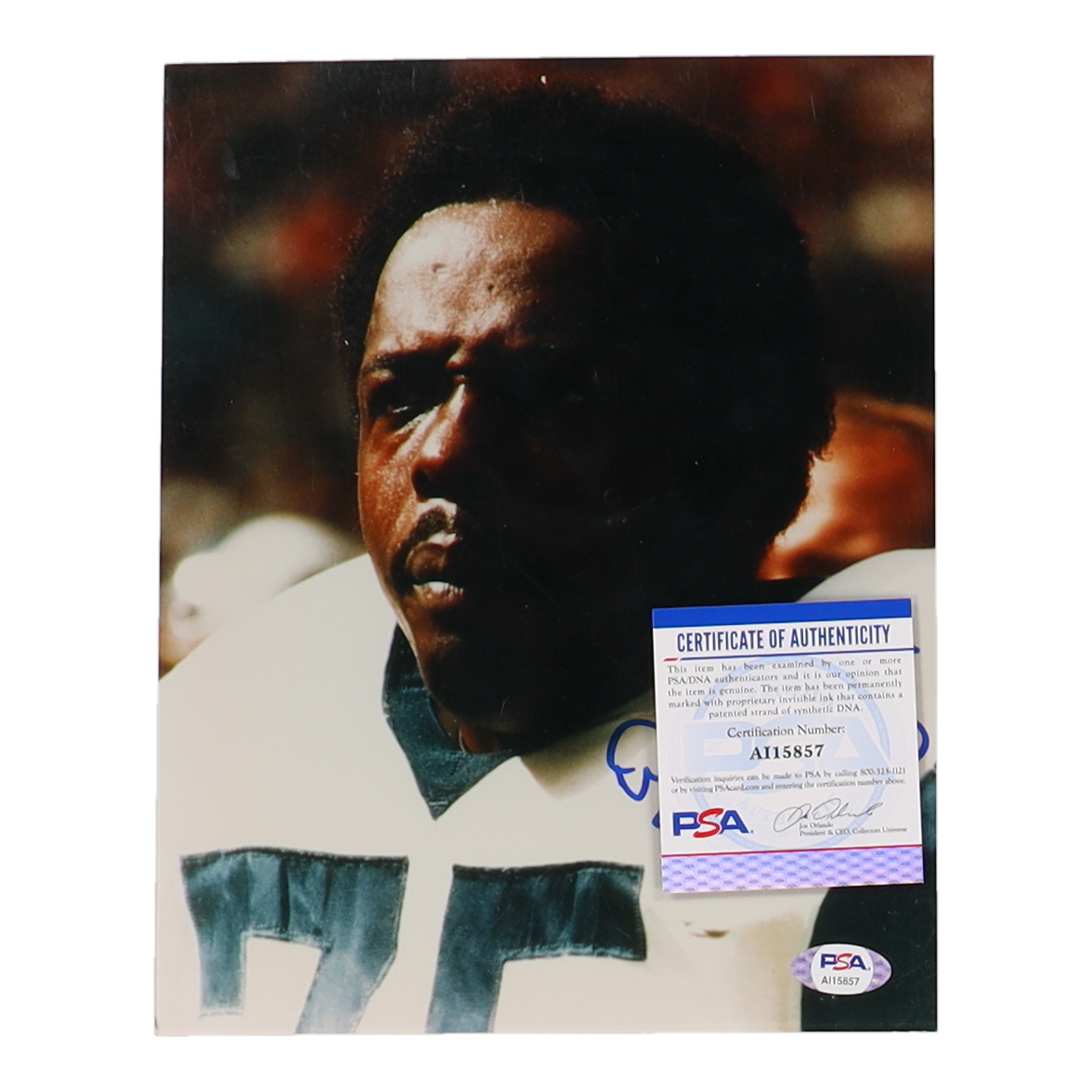 Deacon Jones Signed Rams 8x10 Photo Inscribed "HOF-80" (PSA) | Pristine ...