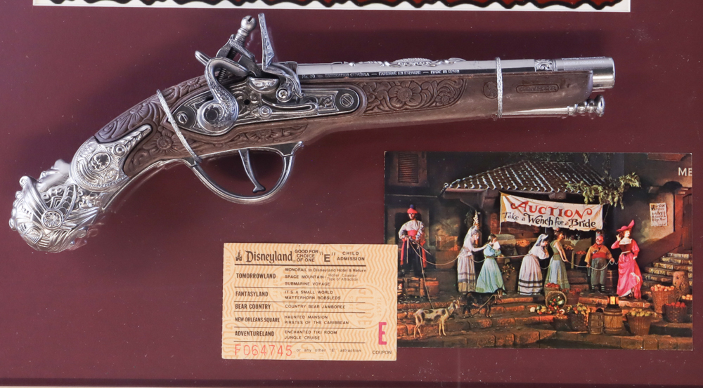 Disneyland's "The Pirates of the Caribbean" Custom Framed Print Display ...