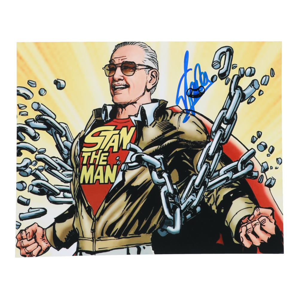 Stan Lee Signed "Stan the Man" 8x10 Print (JSA) | Pristine Auction