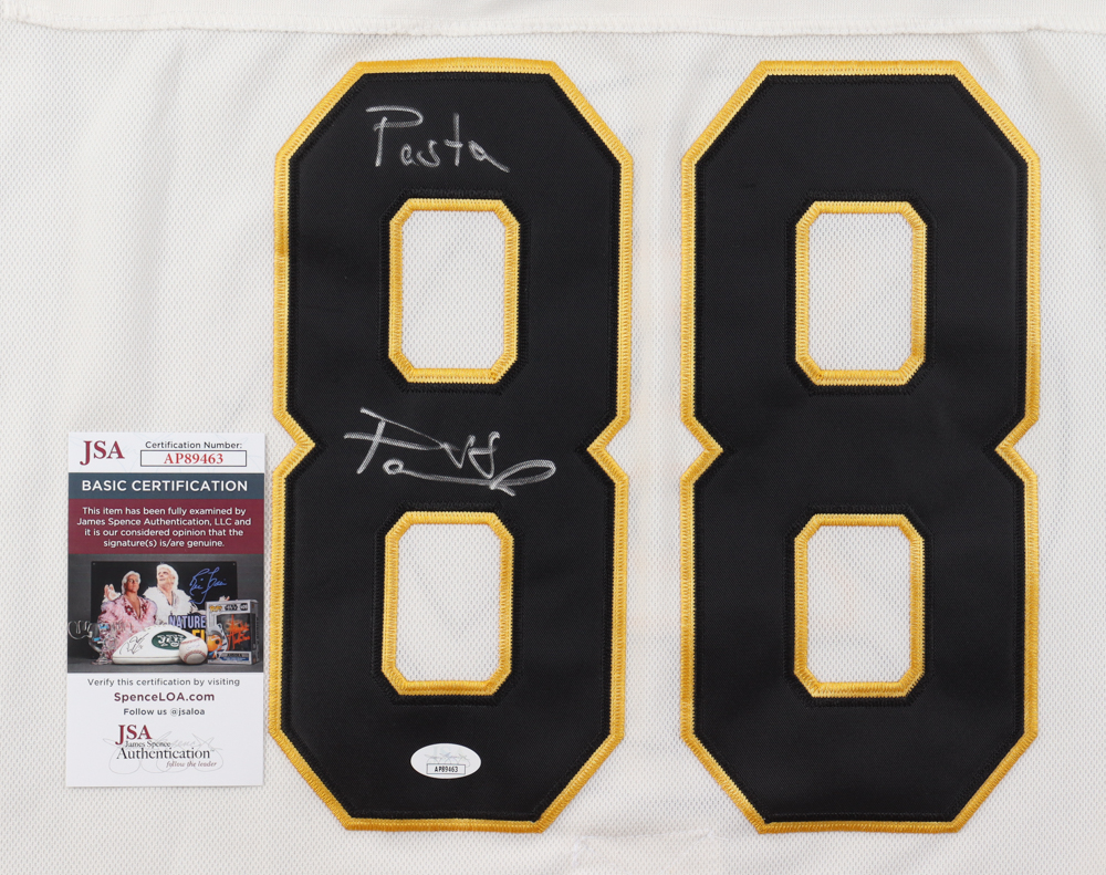David Pastrnak Signed Jersey Inscribed "Pasta" (JSA) | Pristine Auction