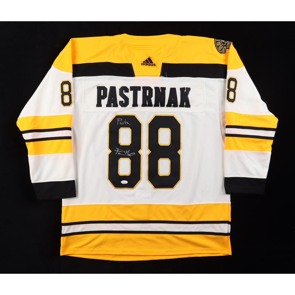 David Pastrnak Signed Jersey Inscribed "Pasta" (JSA) | Pristine Auction
