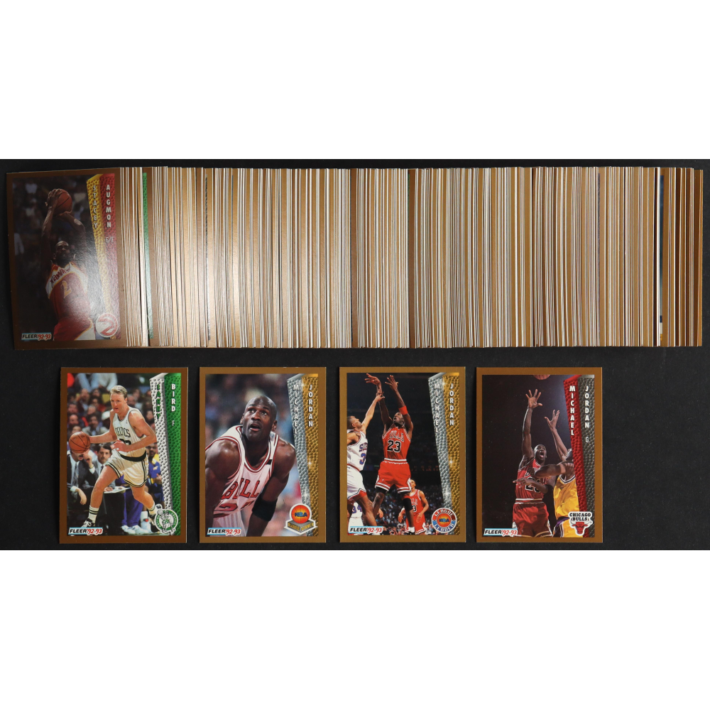 1992-93 Fleer Basketball Series I Complete Set of (264) Cards Including ...
