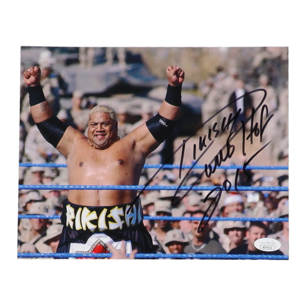 Rikishi Signed WWE 11x14 Photo Inscribed "WWE HOF 2015" (JSA ...