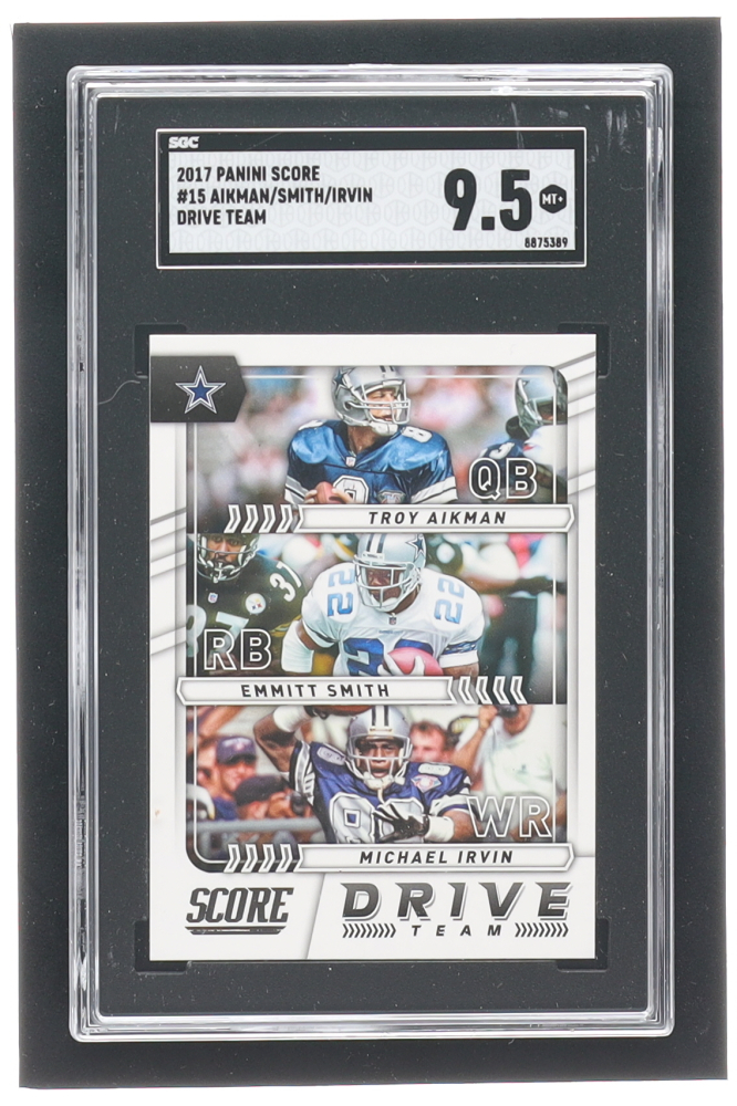 Michael Irvin / Emmitt Smith / Troy Aikman 2017 Score Drive Team #15 ...