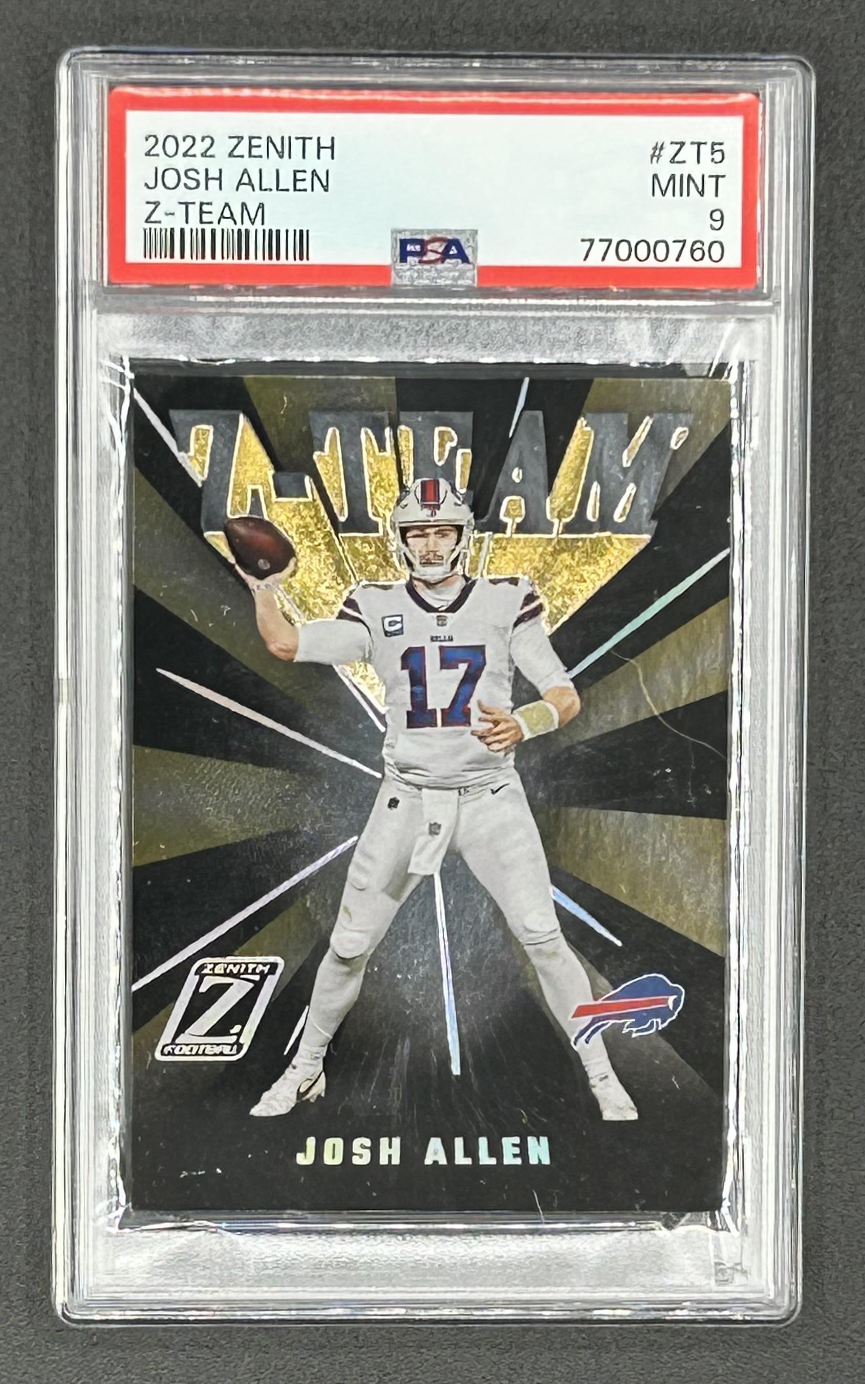 Josh Allen 2022 Zenith Z-Team #5 (PSA 9) | Pristine Auction