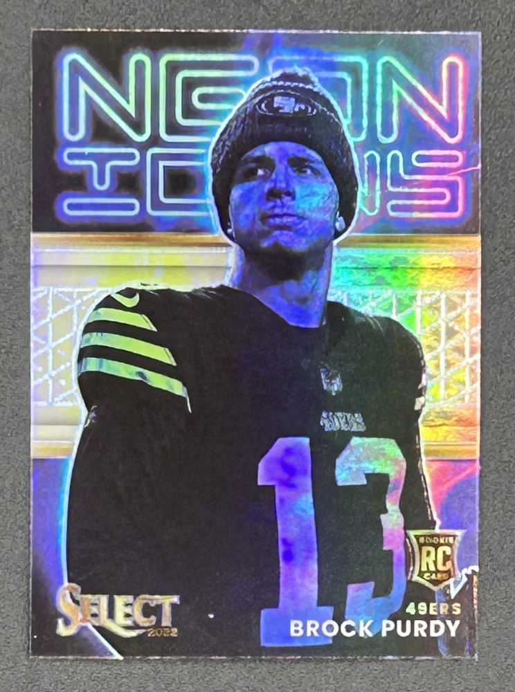 Brock Purdy 2022 Select Neon Icons #15 RC | Pristine Auction