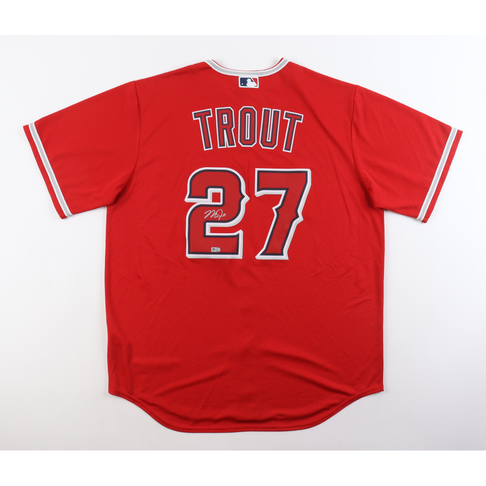 Mike Trout Signed Angels Nike Jersey (MLB) | Pristine Auction
