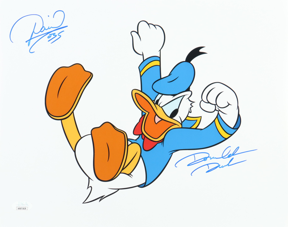 Daniel Ross Signed "Donald Duck" 11x14 Photo Inscribed "Donald Duck ...