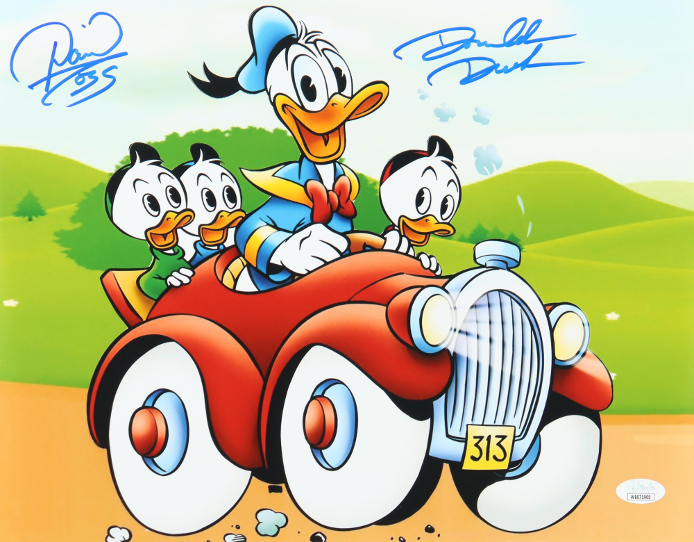 Daniel Ross Signed "Donald Duck" 11x14 Photo Inscribed "Donald Duck ...