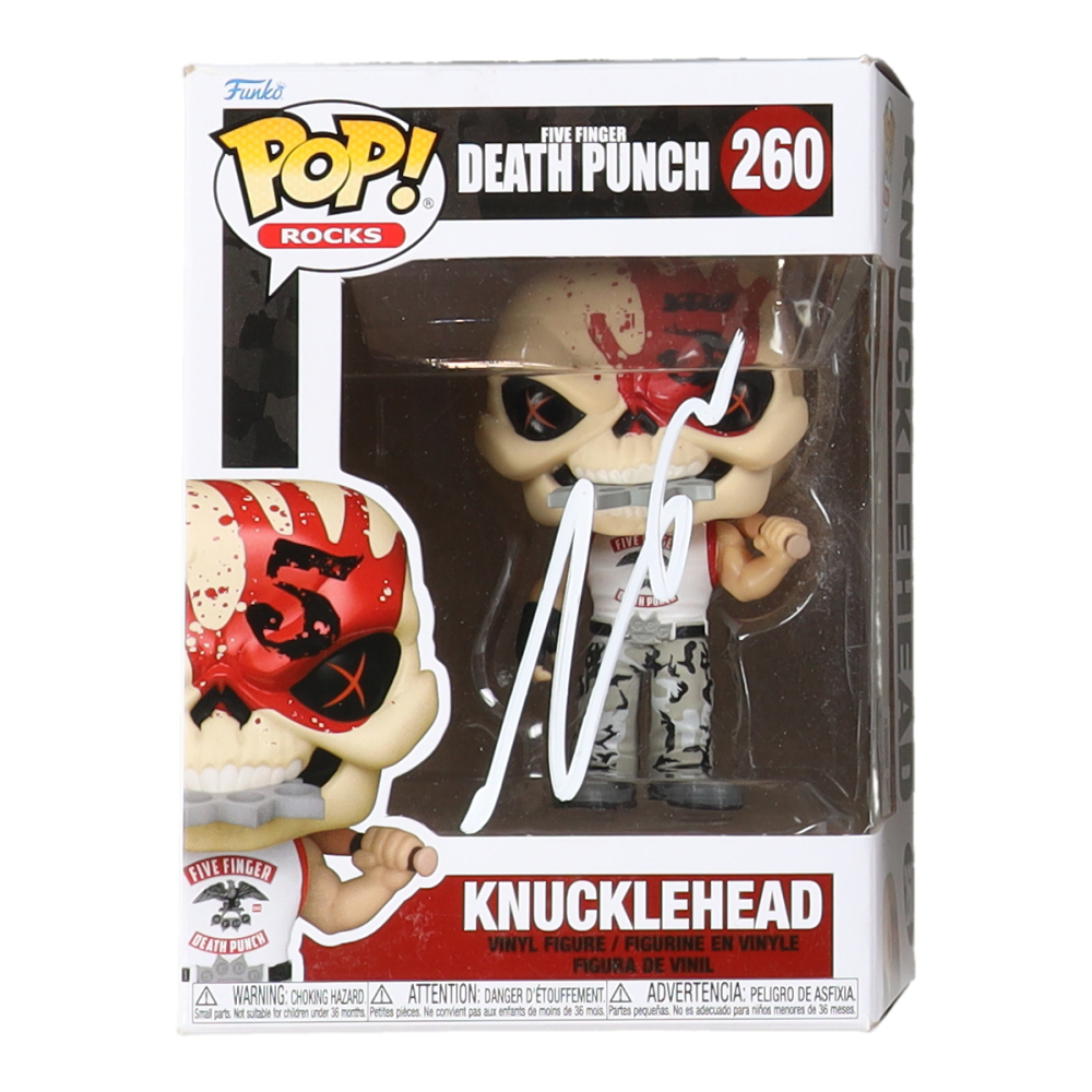 Zoltan Bathory Signed "Five Finger Death Punch" #260 Knucklehead Funko ...