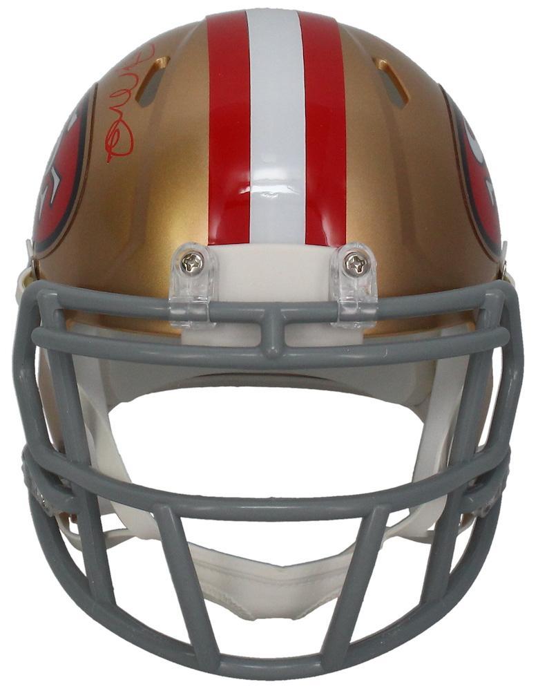 Joe Montana & Jerry Rice Signed 49ers Mini Throwback Speed Helmet ...